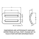 3 Bar Slide Adjuster (50mm) | Beltup Safety